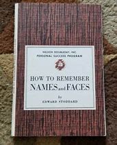 How to Remember Names and Faces – Rivendell Books